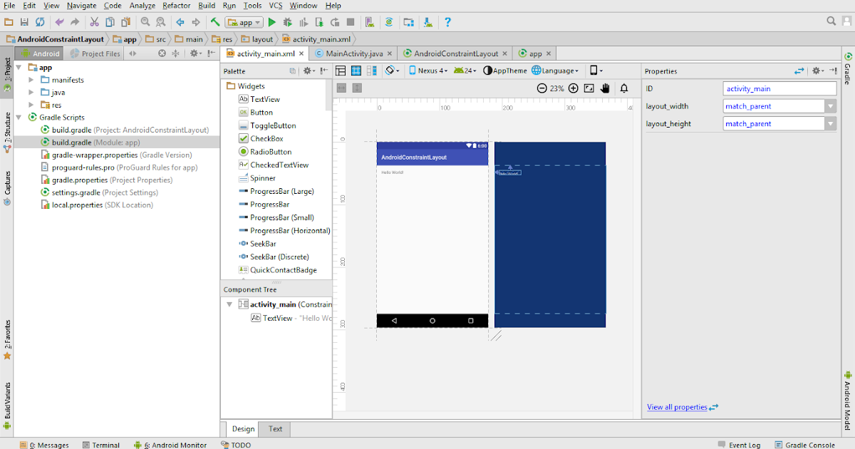 Android-er: First try ConstraintLayout