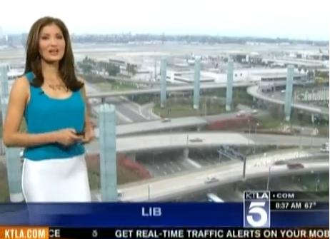 Attractive American News Personalities: KTLA's Liberte Chan in Aqua ...