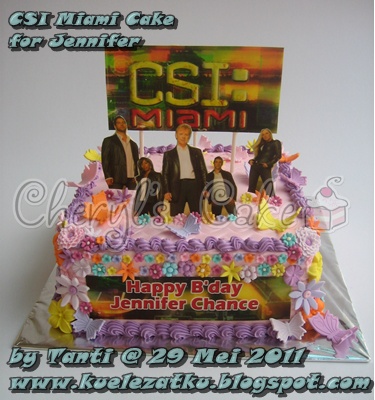 Kue Ulang Tahun Anak | CupCake | Birthday Cake: CSI Miami cake for Jennifer