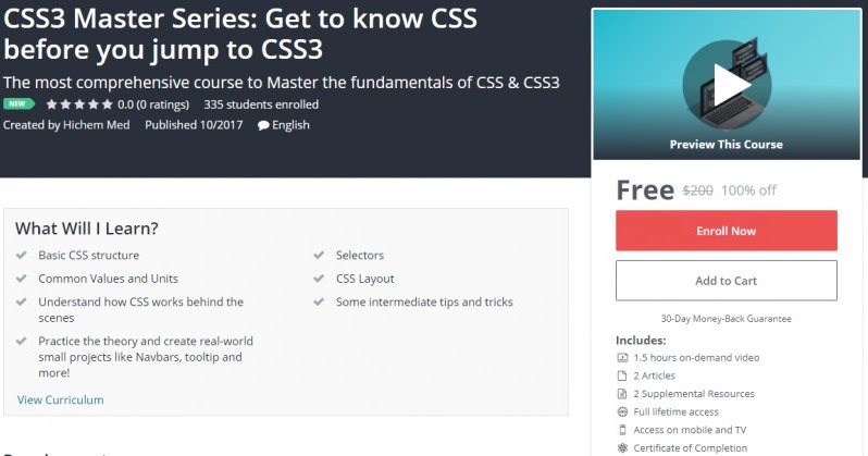 [100% Off] CSS3 Master Series: Get to know CSS before you jump to CSS3 ...