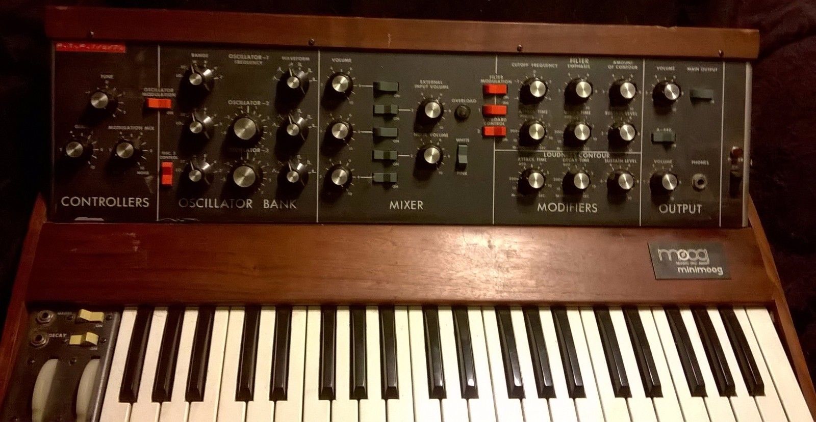 MATRIXSYNTH: Vintage Minimoog Synthesizer SN 1754