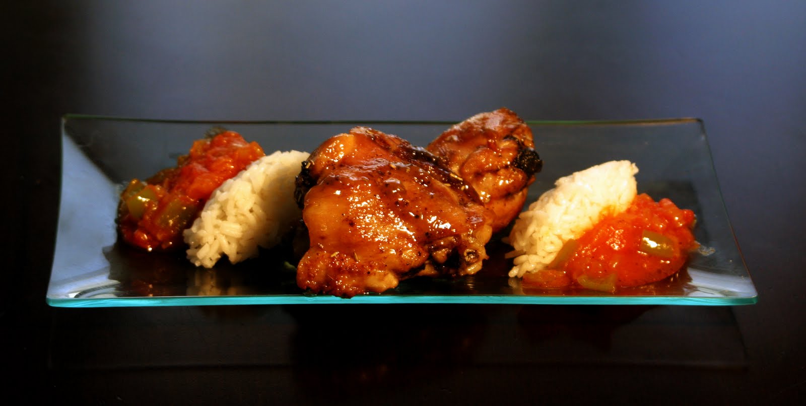 CAROLINE´S CREATIVE FOOD: MUSLITOS DE POLLO AL ROMERO Y PISTO