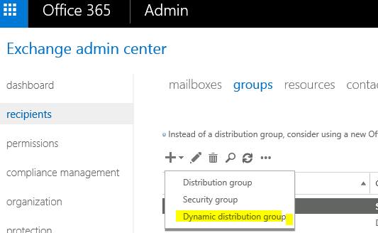 MS SharePoint and ASP.NET Blog: Office365 Dynamic Distribution Group ... MS SharePoint and ASP.NET Blog: Office365 Dynamic Distribution Group ...