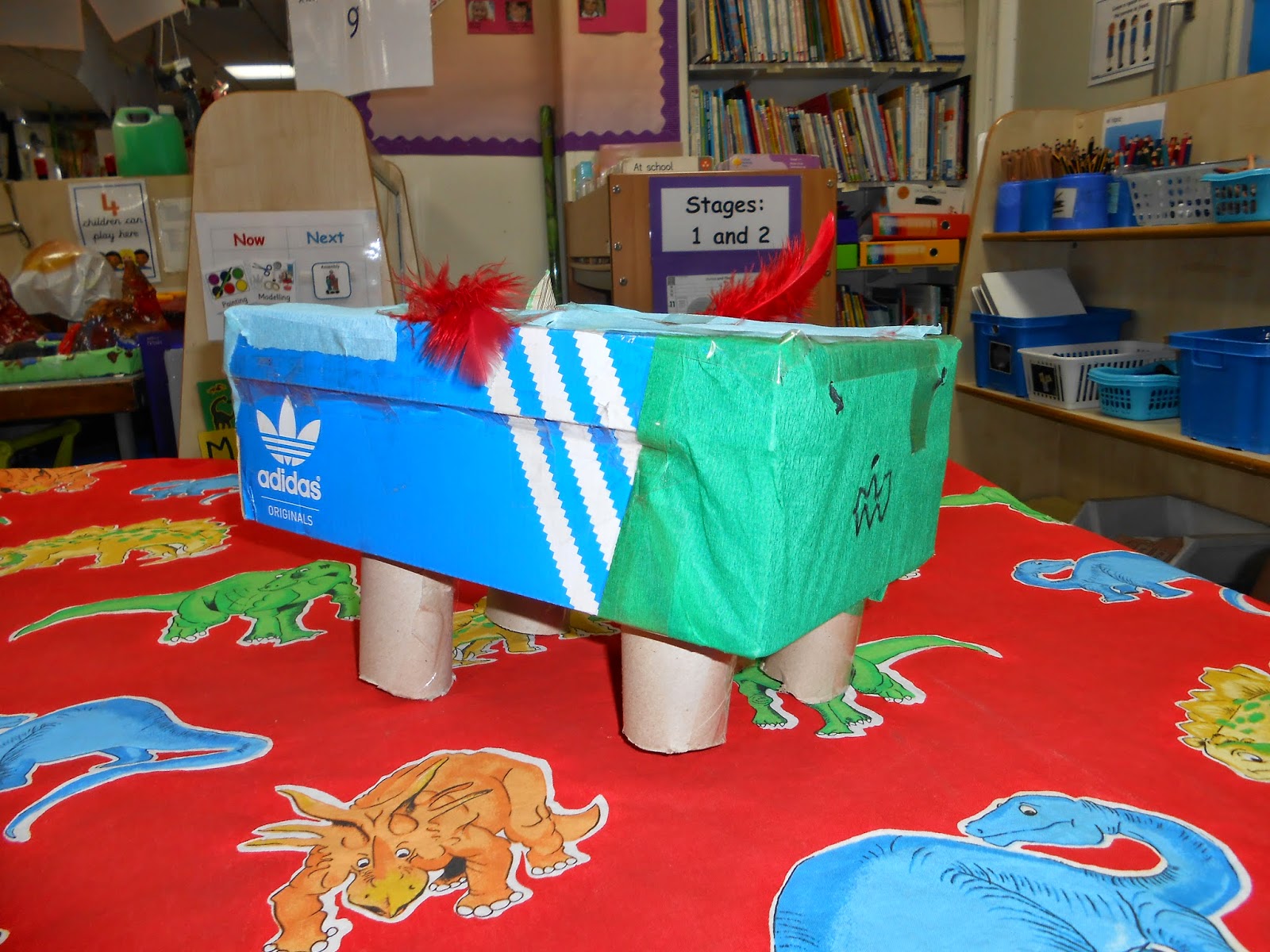 Reception MS St. Chad's: Junk Modelling Dinosaurs