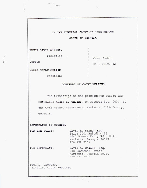 Cobb County Divorce The Three Sided Story - Collusion, Cronyism ...