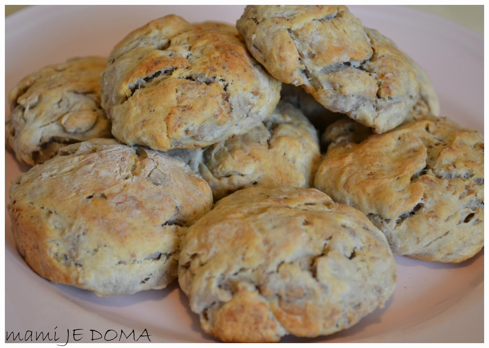 Mami je doma: Veganski ajdovi kruhki brez kvasa