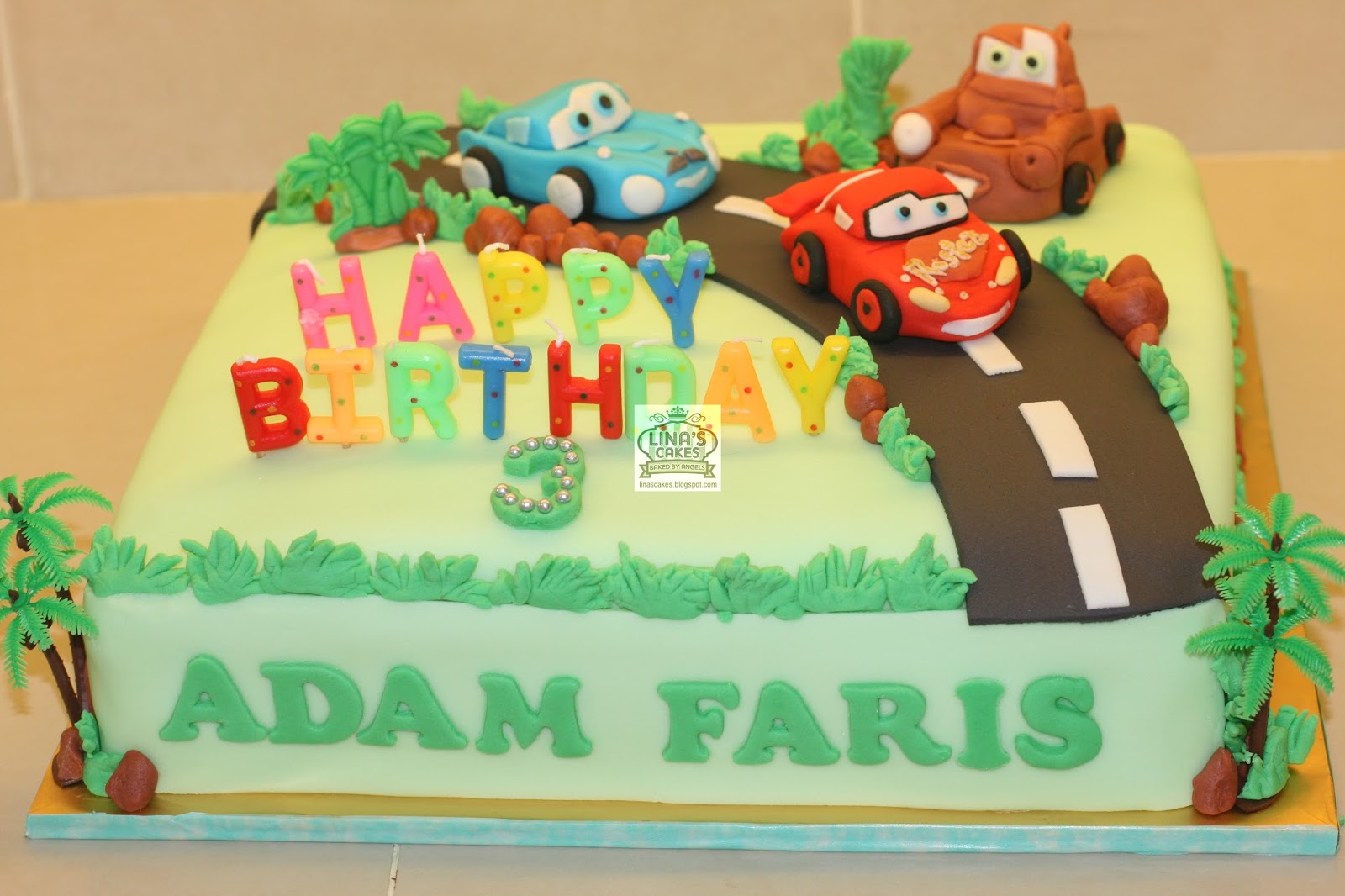 LinasCakes | Baked by Angels: Cars Birthday Cake