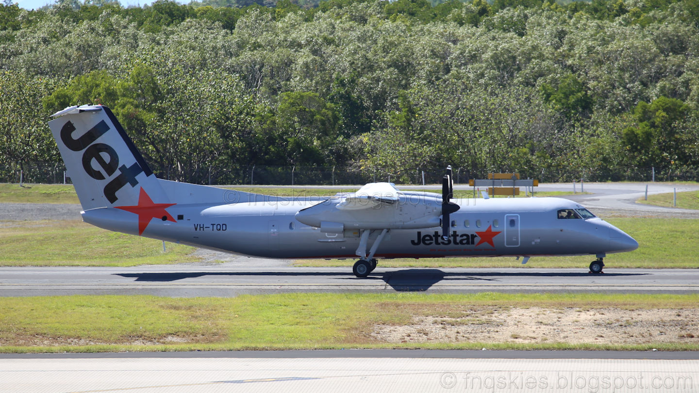 Far North Queensland Skies: Jetstar NZ Regional Dash 8 Q300 VH-TQD