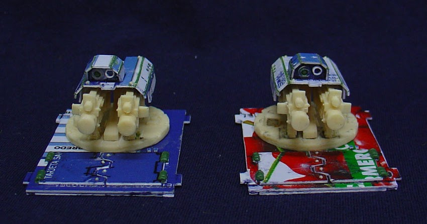 Sir Skofis's Workshop: Home made heavy bolter razorback turrets