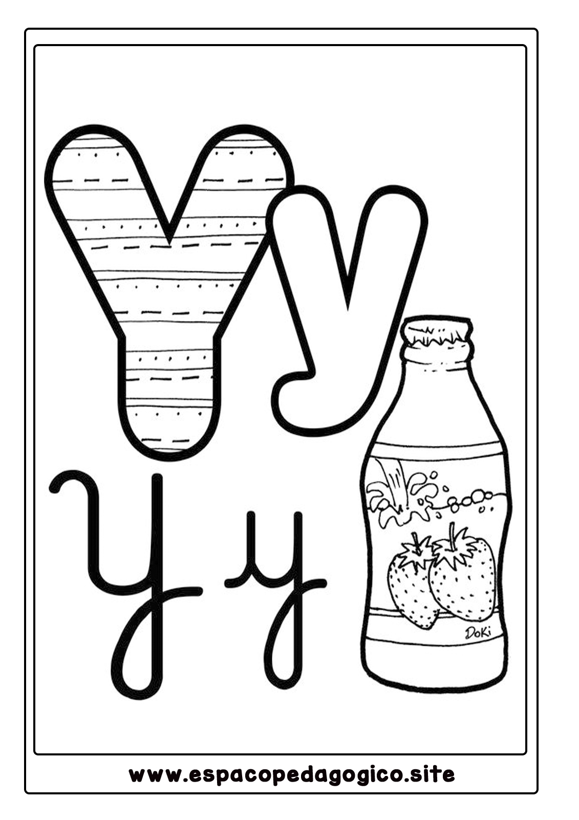 LINDO ALFABETO ILUSTRADO PARA COLORIR, PINTAR, IMPRIMIR!-ESPAÇO PEDAGÓGICO