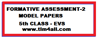 FA2 5TH CLASS EVS MODEL PAPER - Leading website for AP and Telangana Teachers lesson plans ...