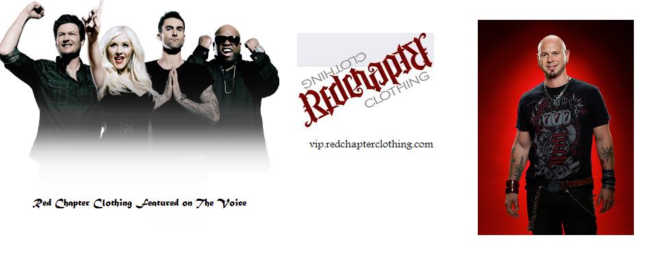 Red Chapter Clothing - Seen on NBC's The Voice: Sizing