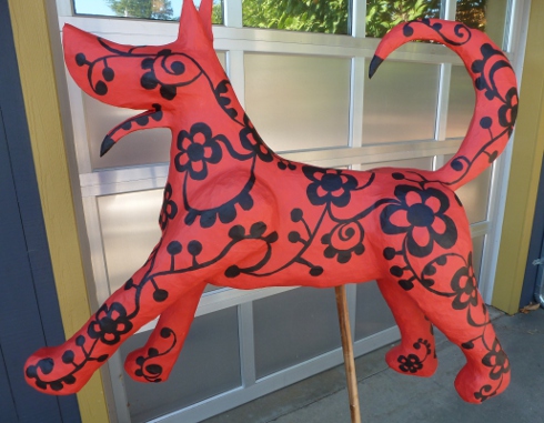 House InsideOut: Making A 3D Papier Mache Animal Sculpture: Part 2