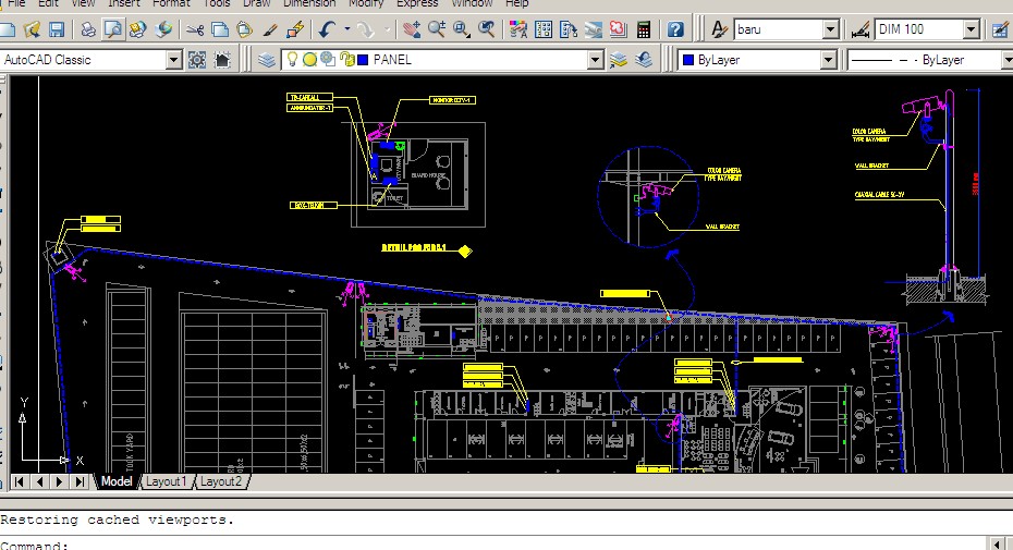 CCTV - Kumpulan Referensi Gambar Autocad Instalasi CCTV | PEKERJAAN ...