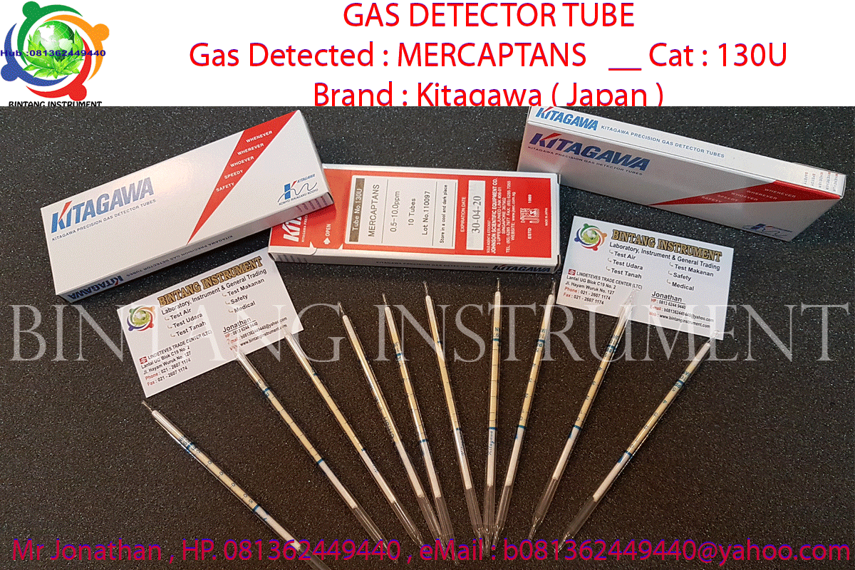 BINTANG INSTRUMENT : 081362449440 Jual Gas Detecor Tube MERCAPTANS 130U ...