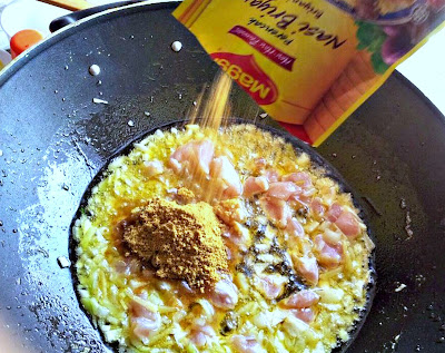 Tertunailah Hasrat Di Hati: Nasi Briyani Dhal MAGGI/Dhahl Briyani Rice