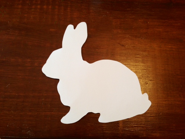 Love it! by Morgan: Easy Bunny Silhouette Project