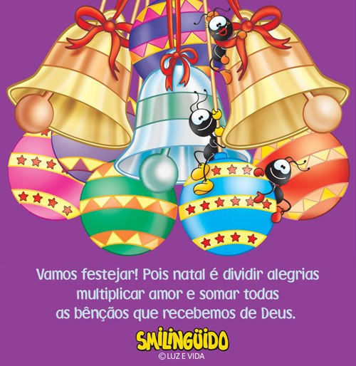 "Minha Herança": * Cartão de Natal com "Smilinguido"