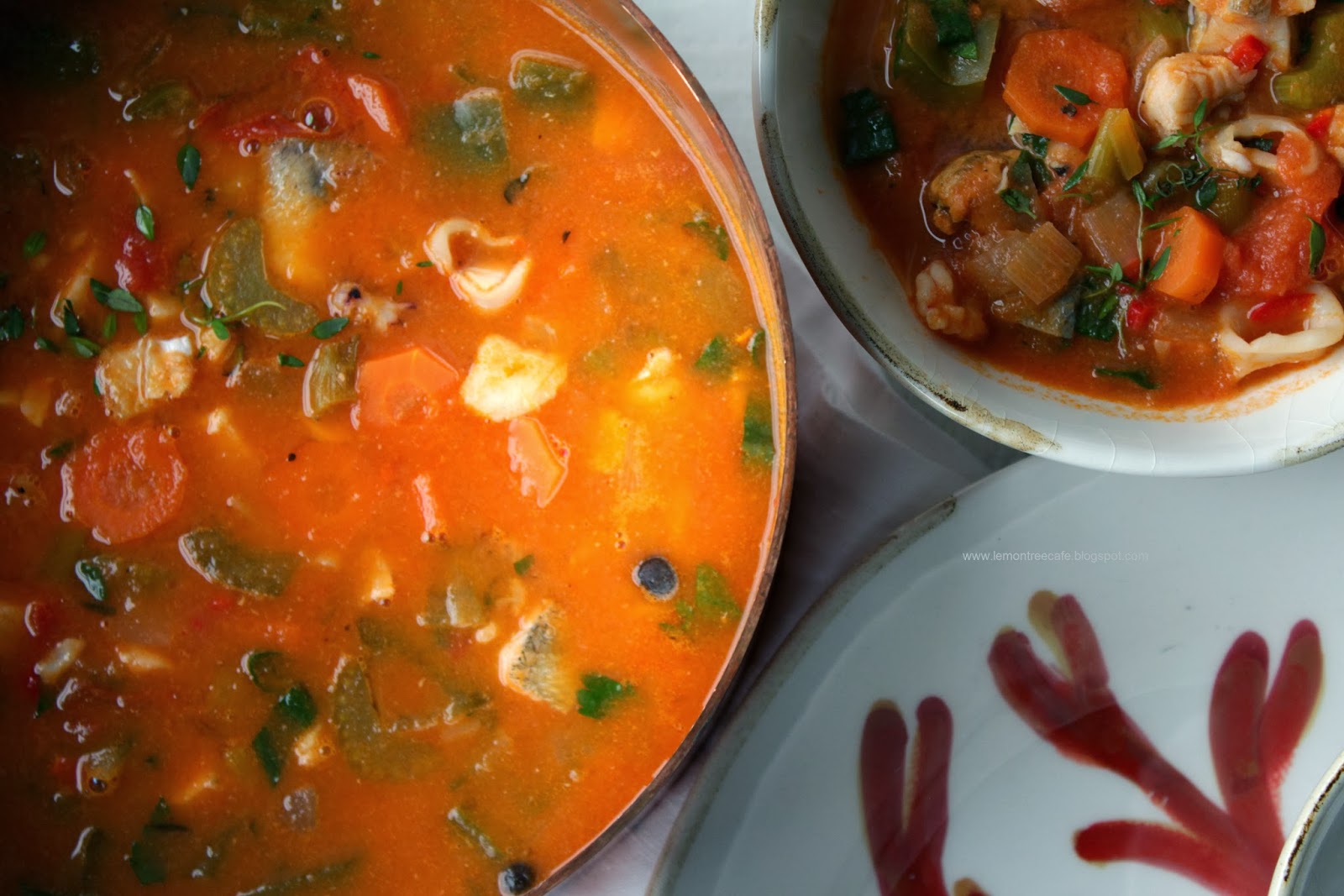 a lemon tree cafe: BERMUDZKA ZUPA RYBNA - BERMUDA FISH CHOWDER