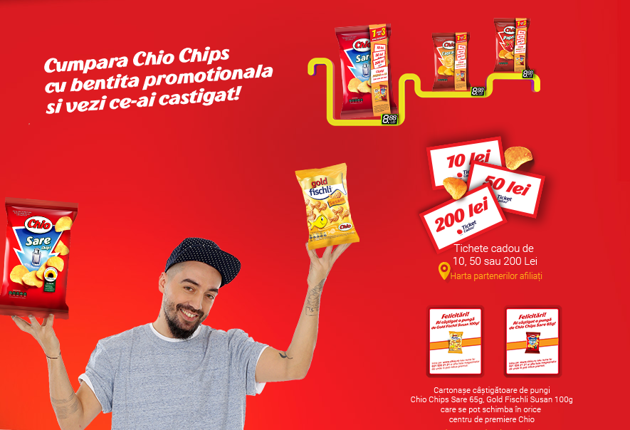 Concurs Chio Chips Castiga premii in pungile cu bentita 2016