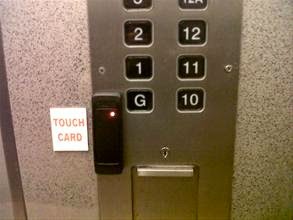 Mifare Cards, Reader And Door Lock: Access Card For Lift Access System