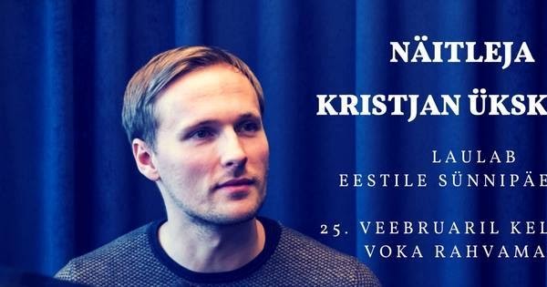 TOILA VALLA LEHT: Kristjan Üksküla Voka Rahvamajas EV100