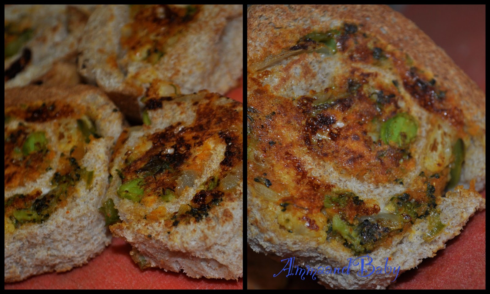 ammaandbaby: Vegetable Bread Roll