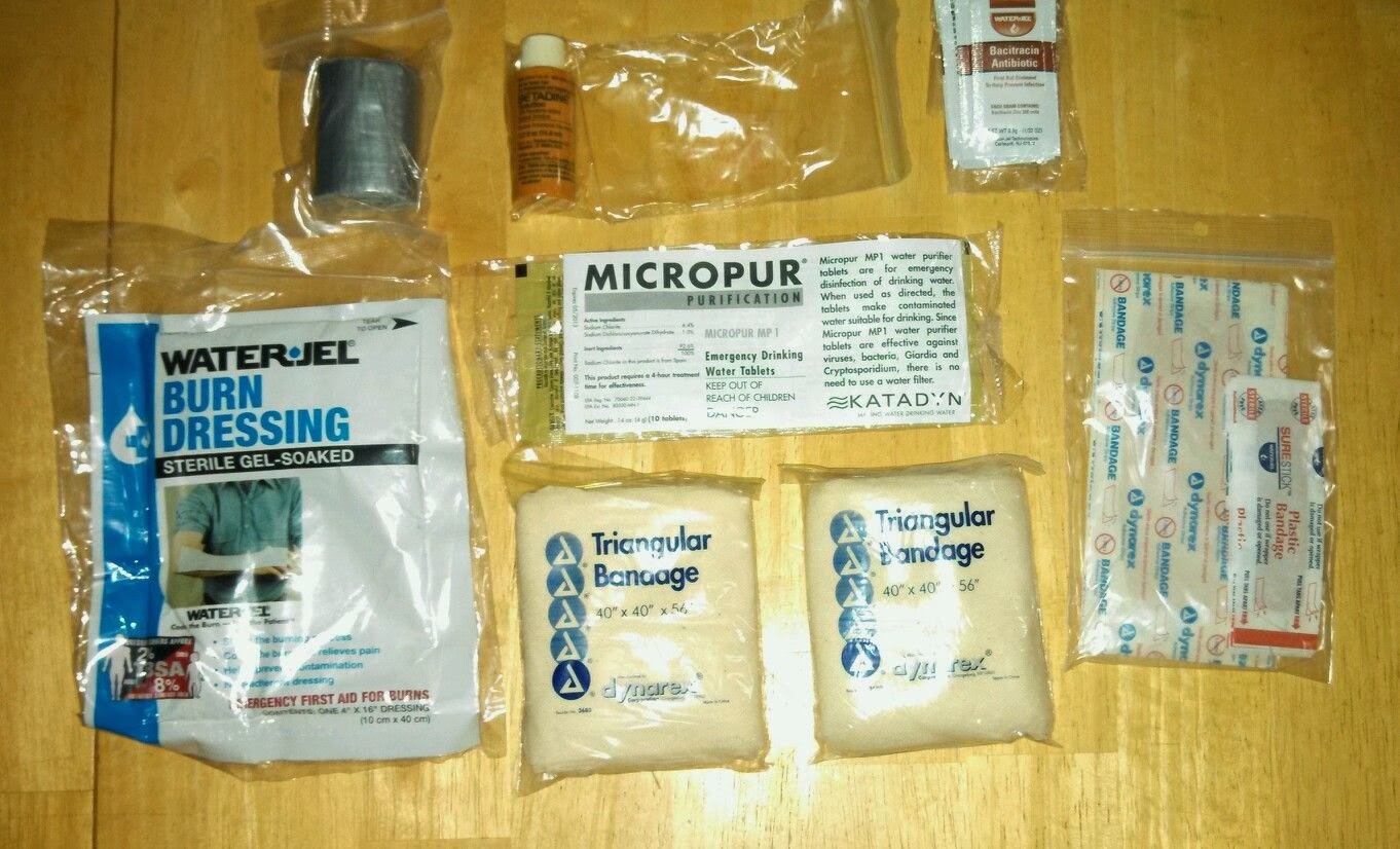 Webbingbabel: Severe Trauma Kit Insert USMC-IFAK-A1