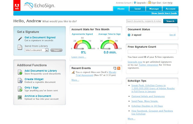 Halo Technology Consulting Blog: Adobe EchoSign Review