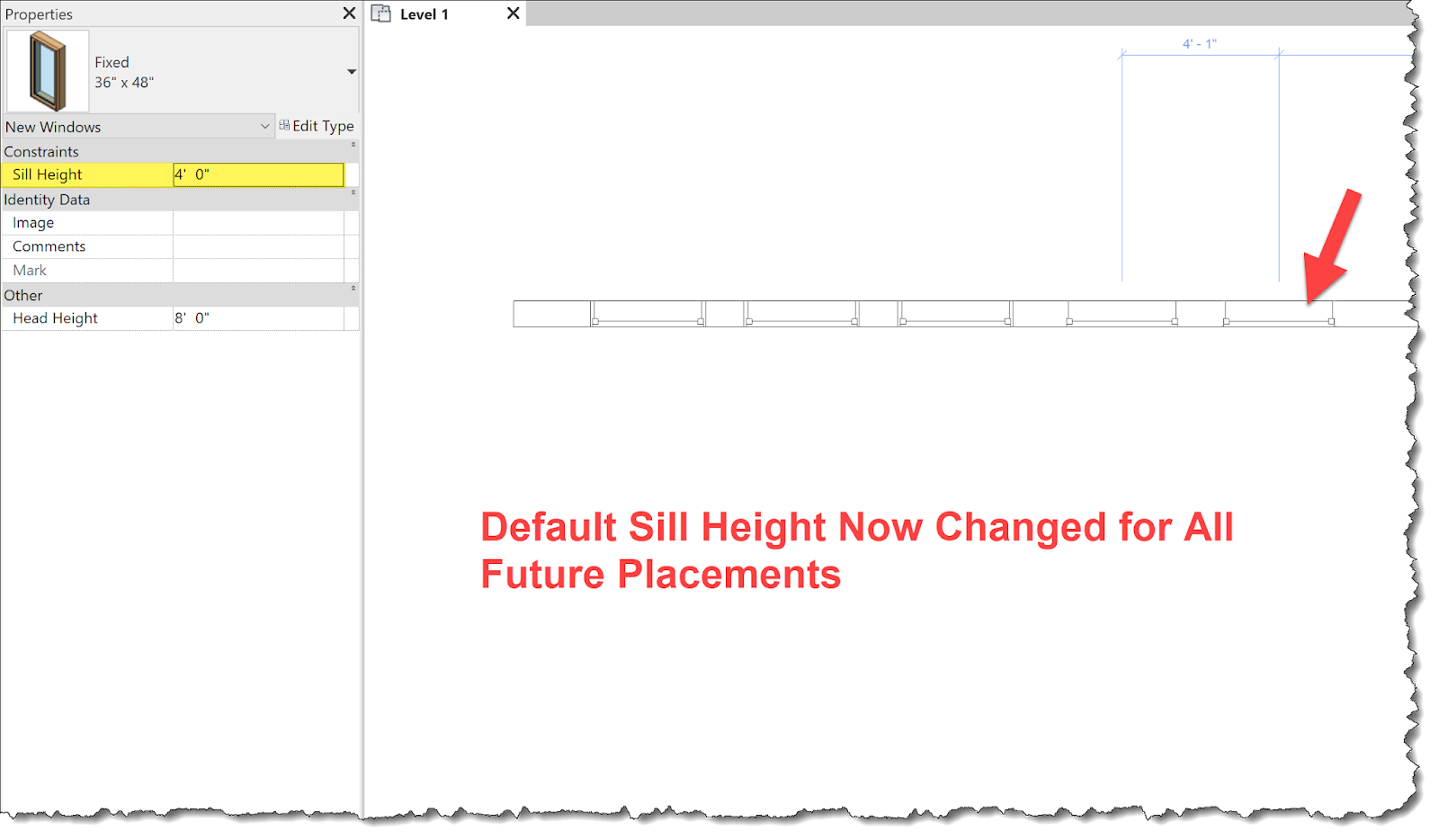 BIM Chapters: Resetting A Default Instance Parameter in Revit