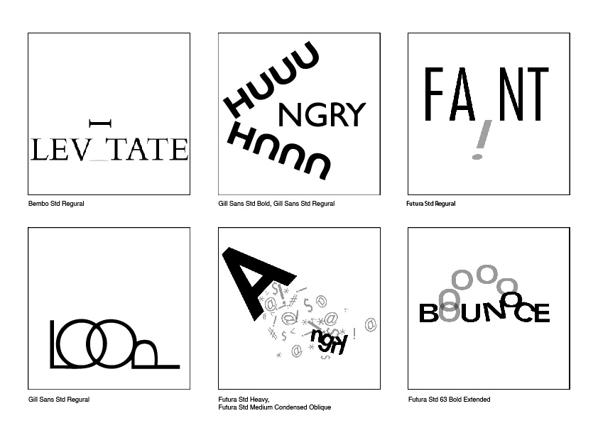 TYPOGRAPHY - Exercises