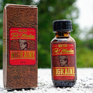 MInyak Tok Mudim Migraine , untuk mereka yang migrain dan selalu pening ...