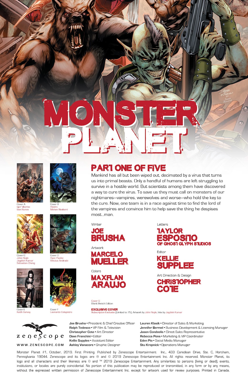 Read online Monster Planet comic - Issue #1