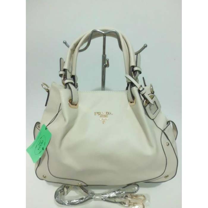 Tas Prada Cervo 3038 Putih | Tas Branded | Tas Wanita | Obral Tas
