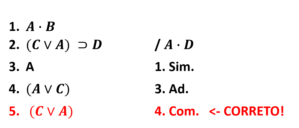 Introdução á Logica (FCHB51): Aulas 21-22: Regras de inferência e regra ...