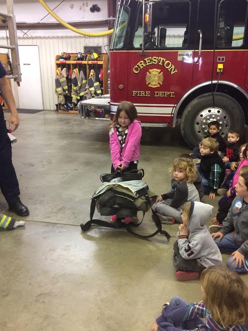 Preschool News: Field Trip to the Fire Station