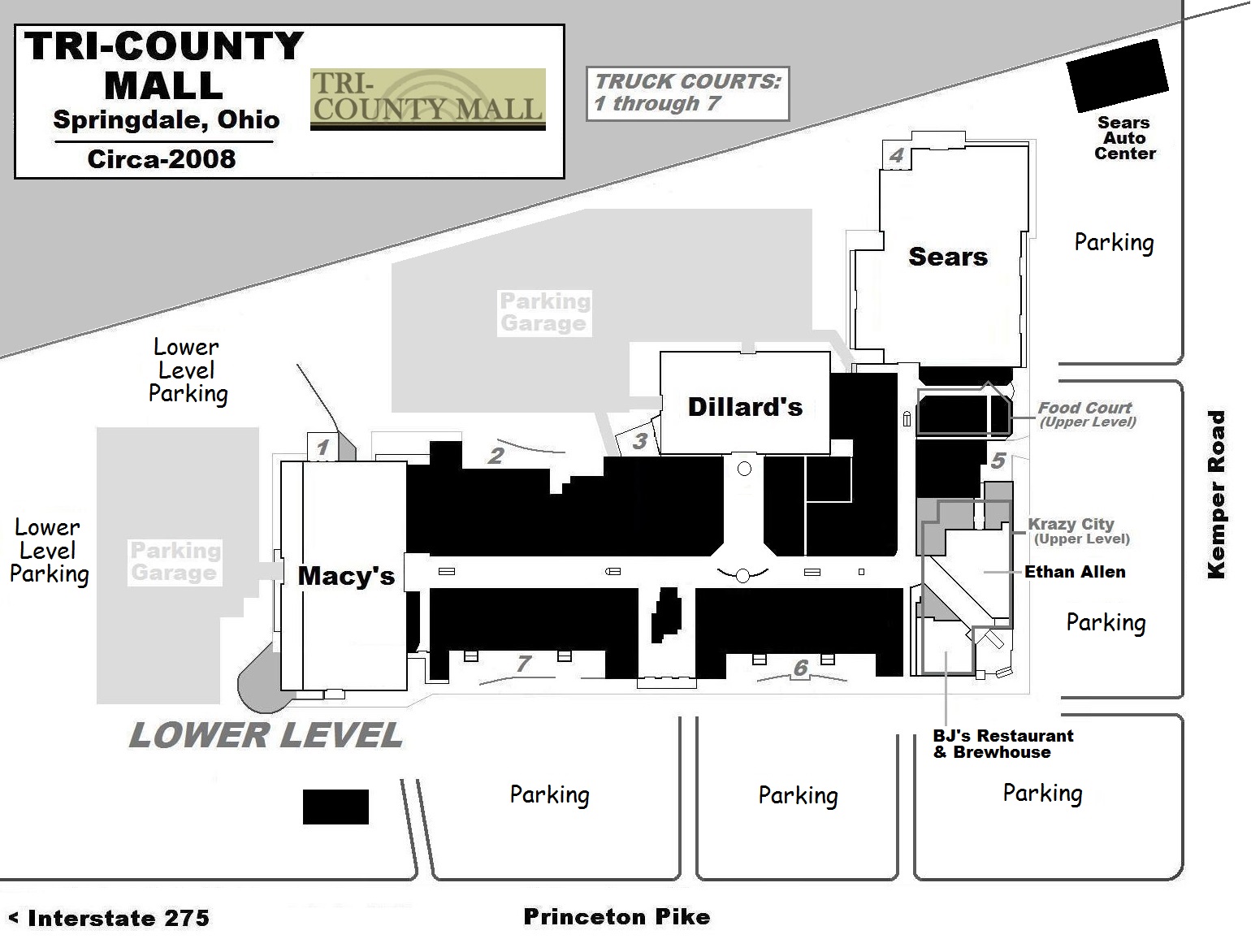 Map Of Tri County Mall | Hiking In Map