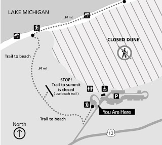 Day Hiking Trails: Maps for Indiana Dunes National Park trails