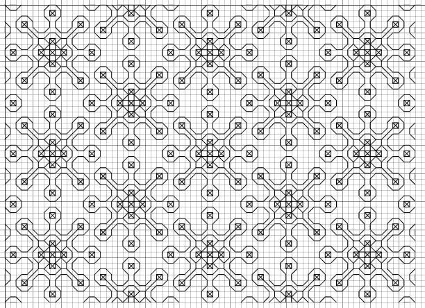 Imaginesque: Blackwork Embroidery: Fill Pattern