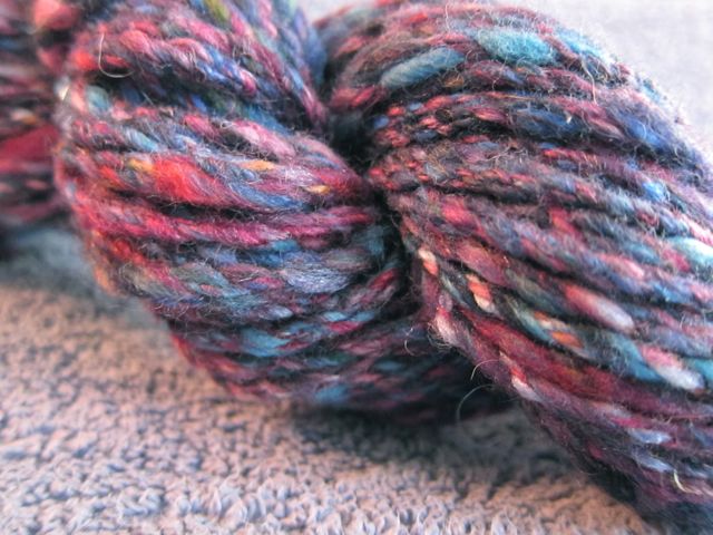 First batt, uneven spinning, first cabled yarn, success. | 283 Projects