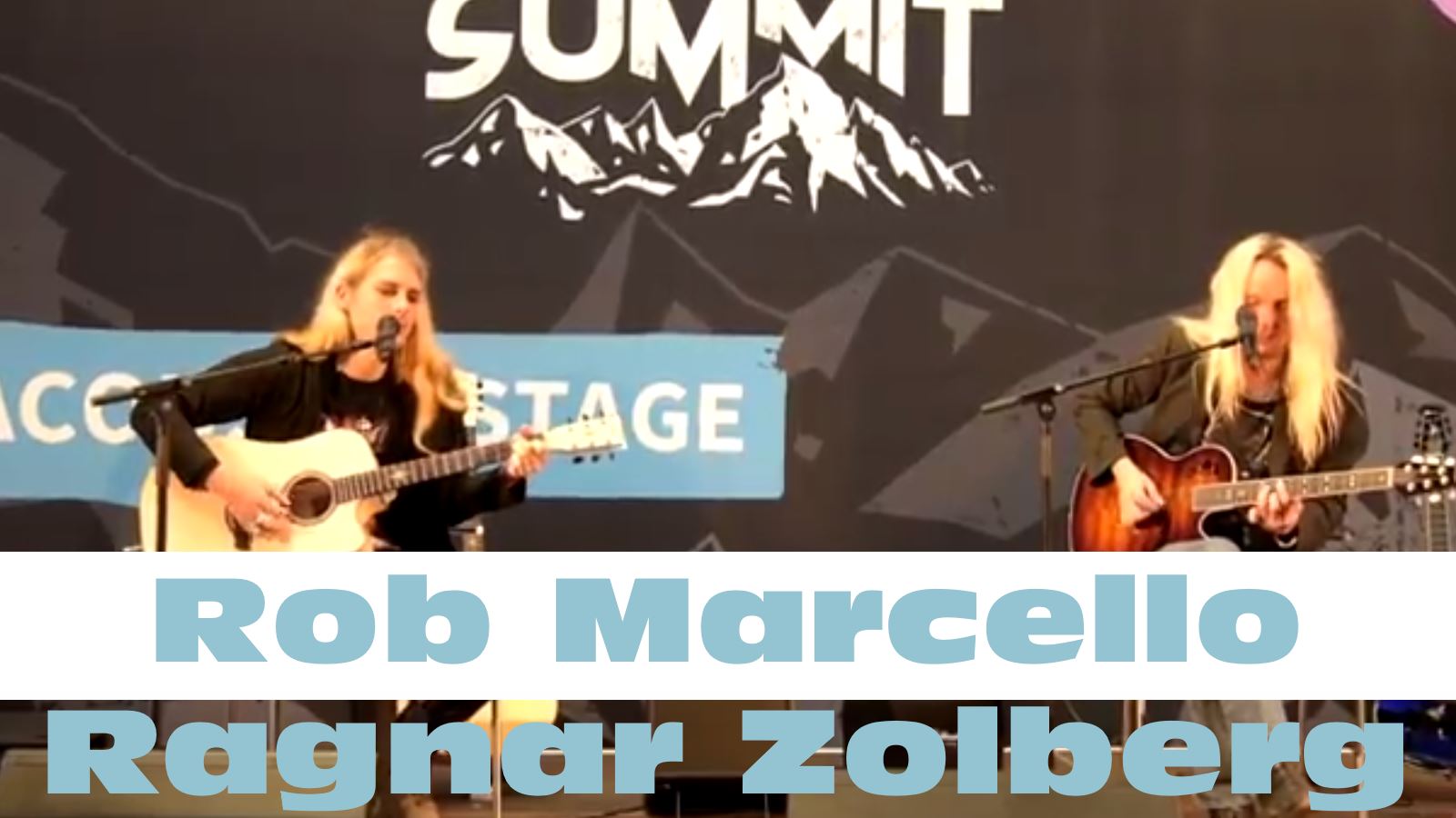 Rob Marcello, Ragnar Zolberg: Performed In Guitar Summit 2017 In Mannheim