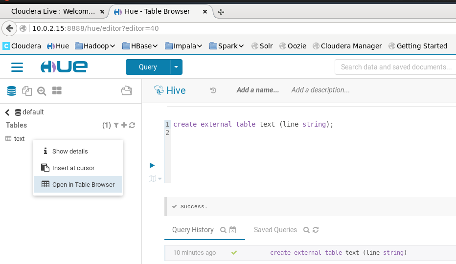 Let's Refresh: Word Count in Hive