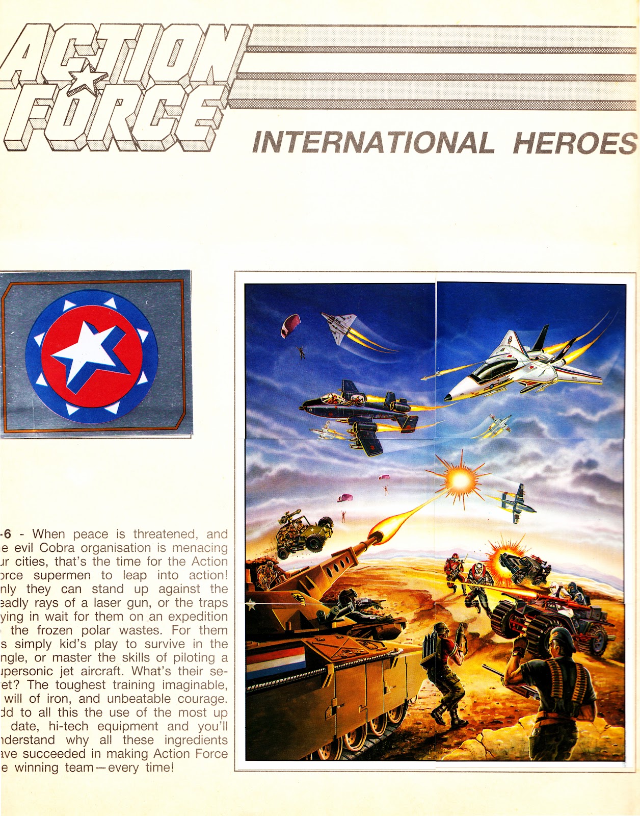STARLOGGED - GEEK MEDIA AGAIN: ACTION FORCE STICKER ALBUM