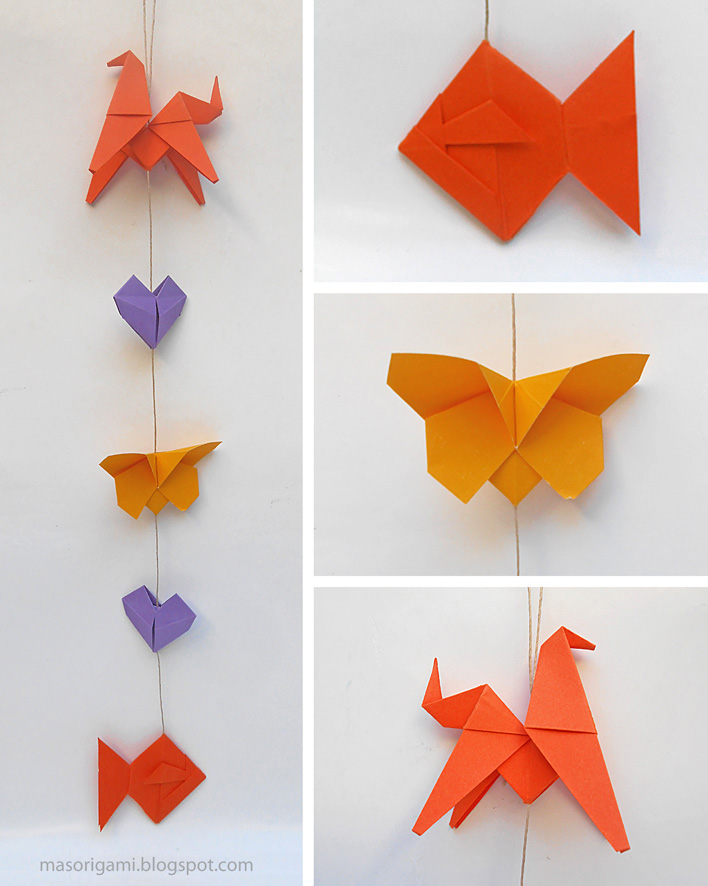 mas origami: Propuestas móviles de origami