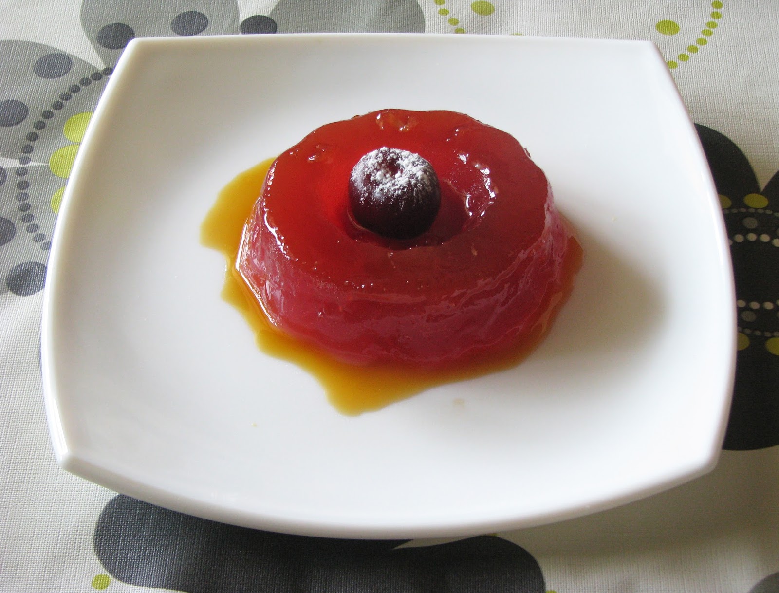 Recipes for first cooks: Cherry flan