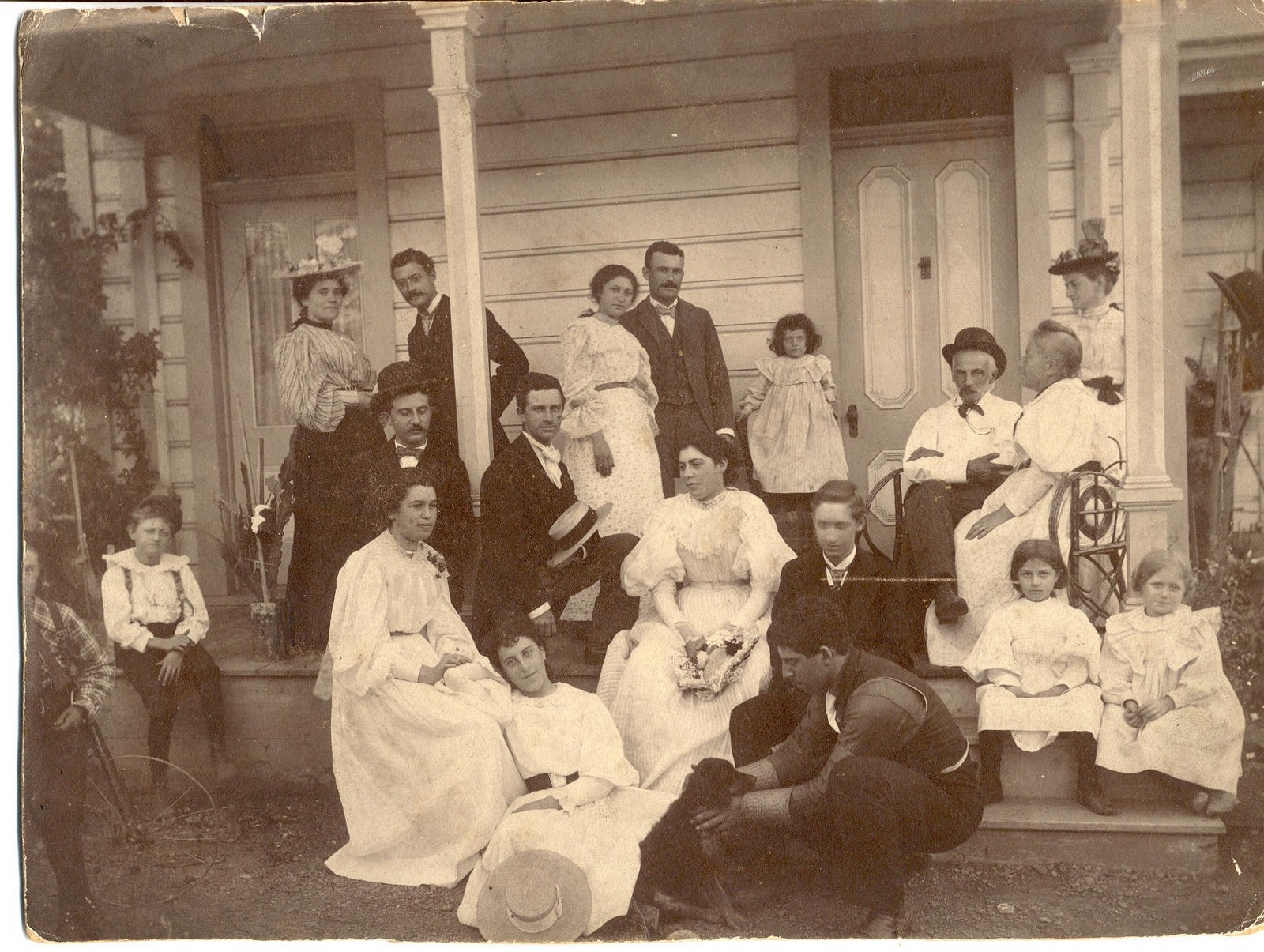 Cerf Ancestry: Cerf Family Photo in Ukiah 1895