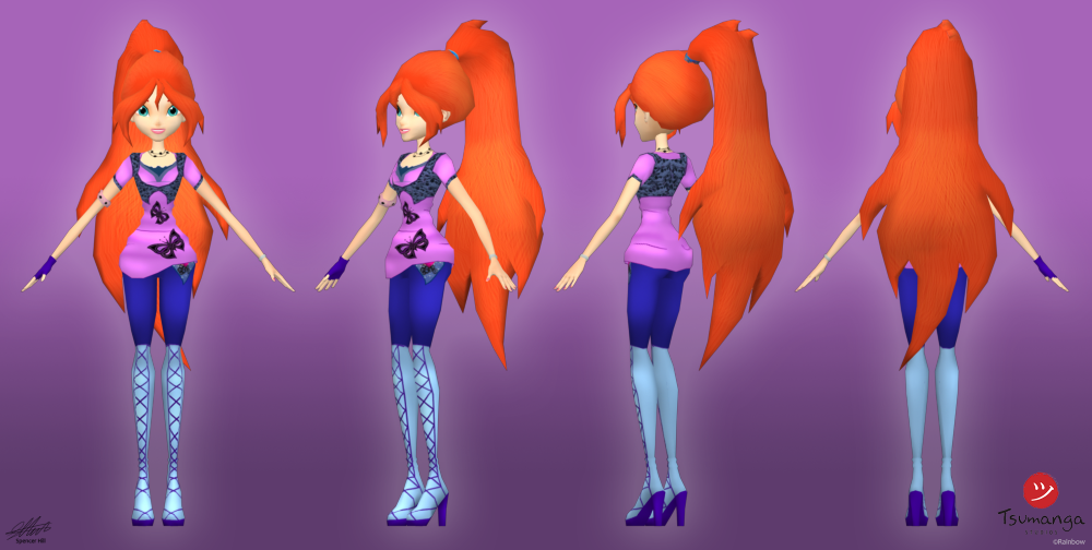 3D Sketches - WINX CLUB APPS by Tsumanga Studios - Winx Club All