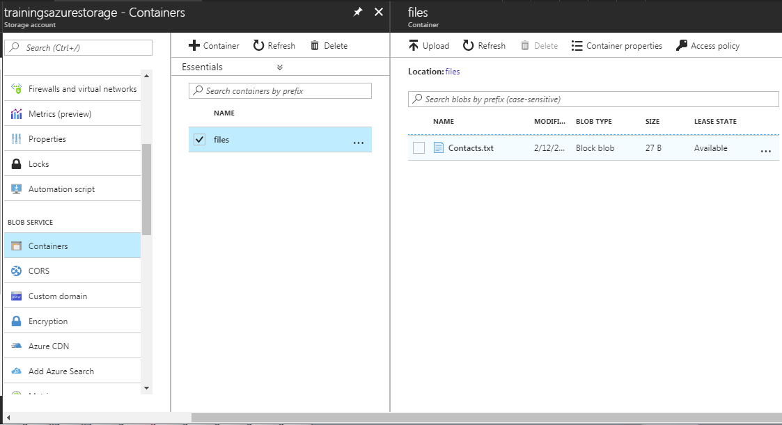 Implement Azure Storage Blobs and Files Implement Azure Storage Blobs and Files
