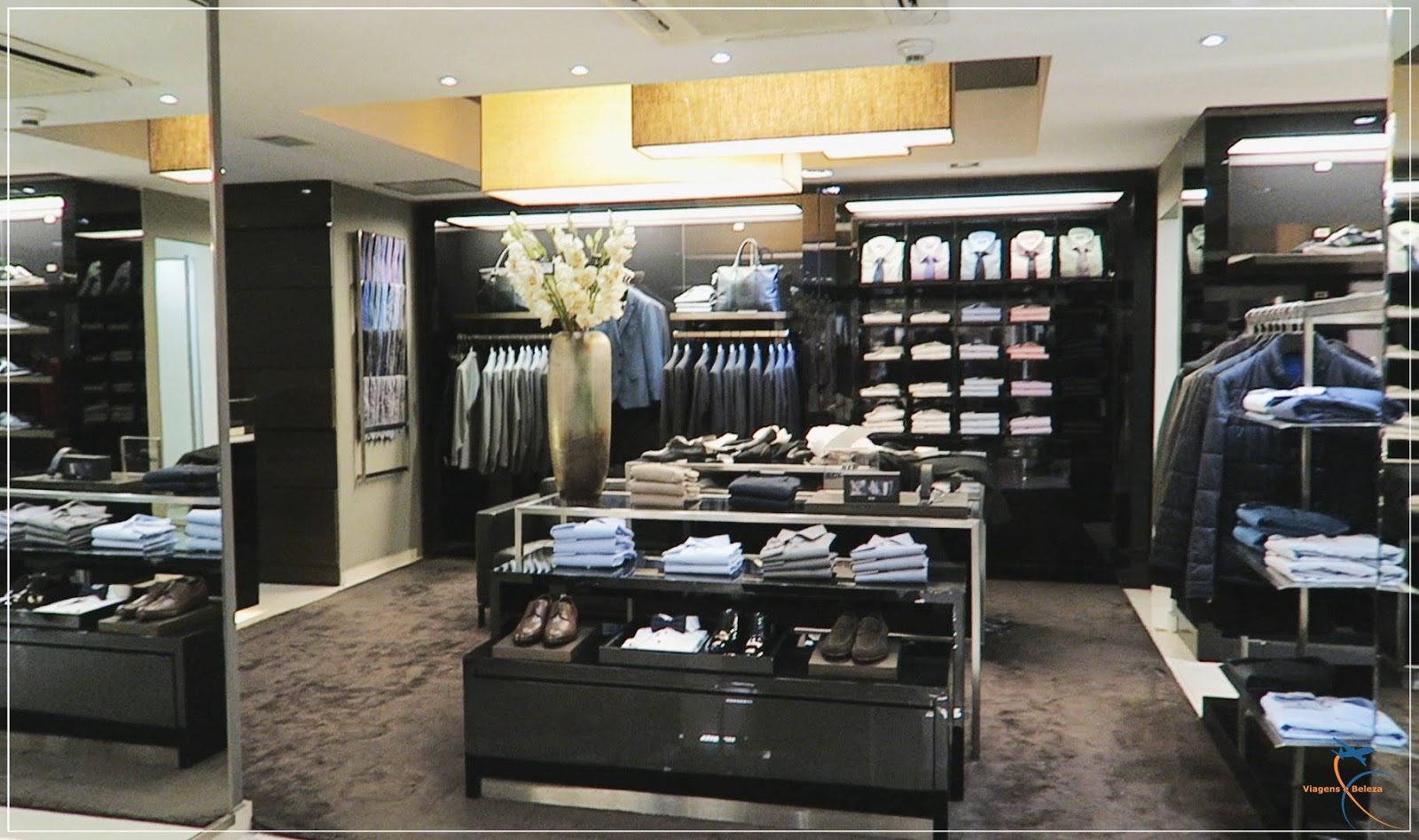 Para eles, Armani Collezzioni e Hugo Boss! - Viagens e Beleza