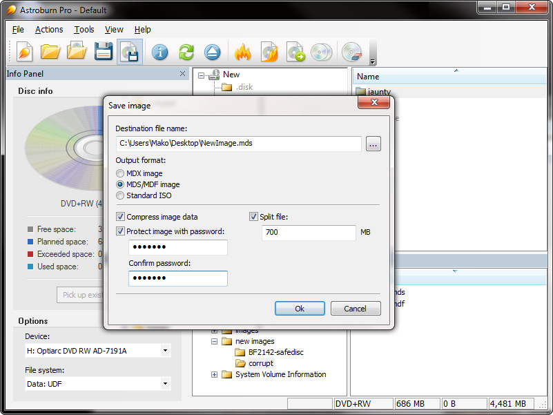PlaySoftRa: Astroburn Pro. CD, DVD and Blu-ray burning software.